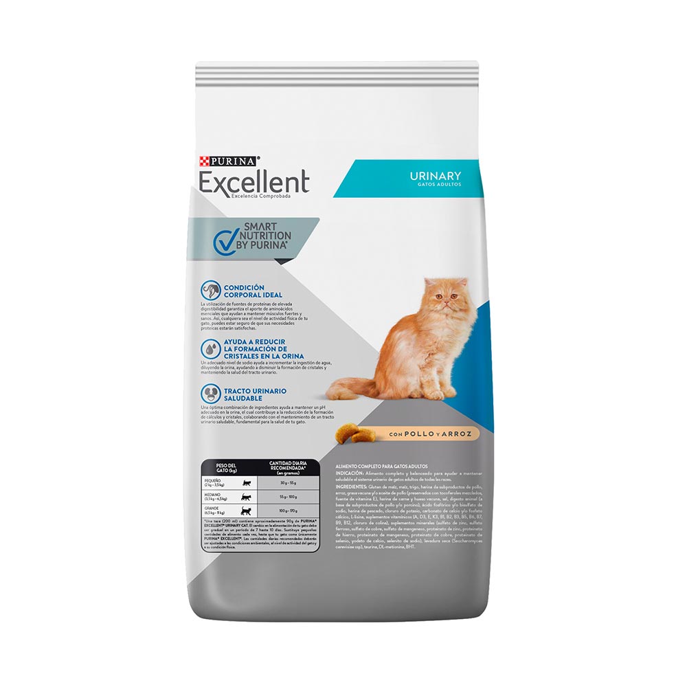 Excellent Gato Urinary Pollo y Arroz 1kg