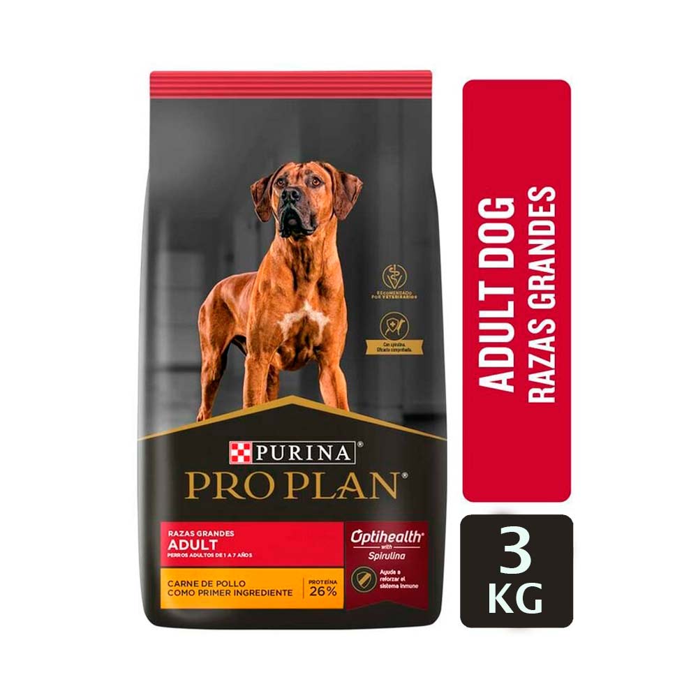 Pro Plan Adulto Raza Grande 3kg