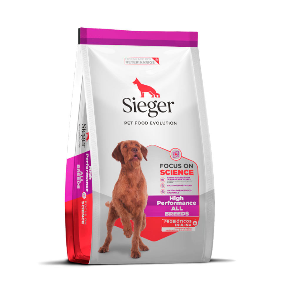 Sieger High Performance Perro Adulto Todas Las Razas 3kg
