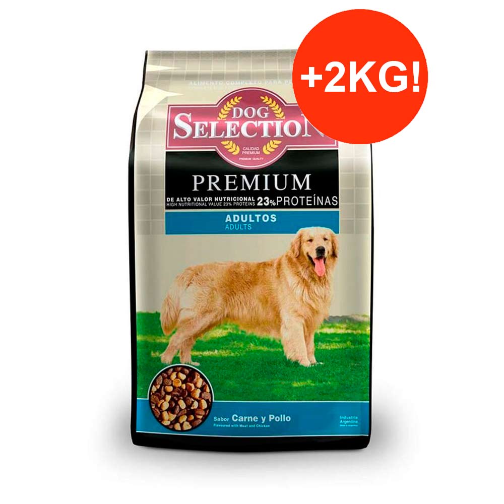 Dog Selection Premium Perro Adulto 15kg + 2Kg GRATIS