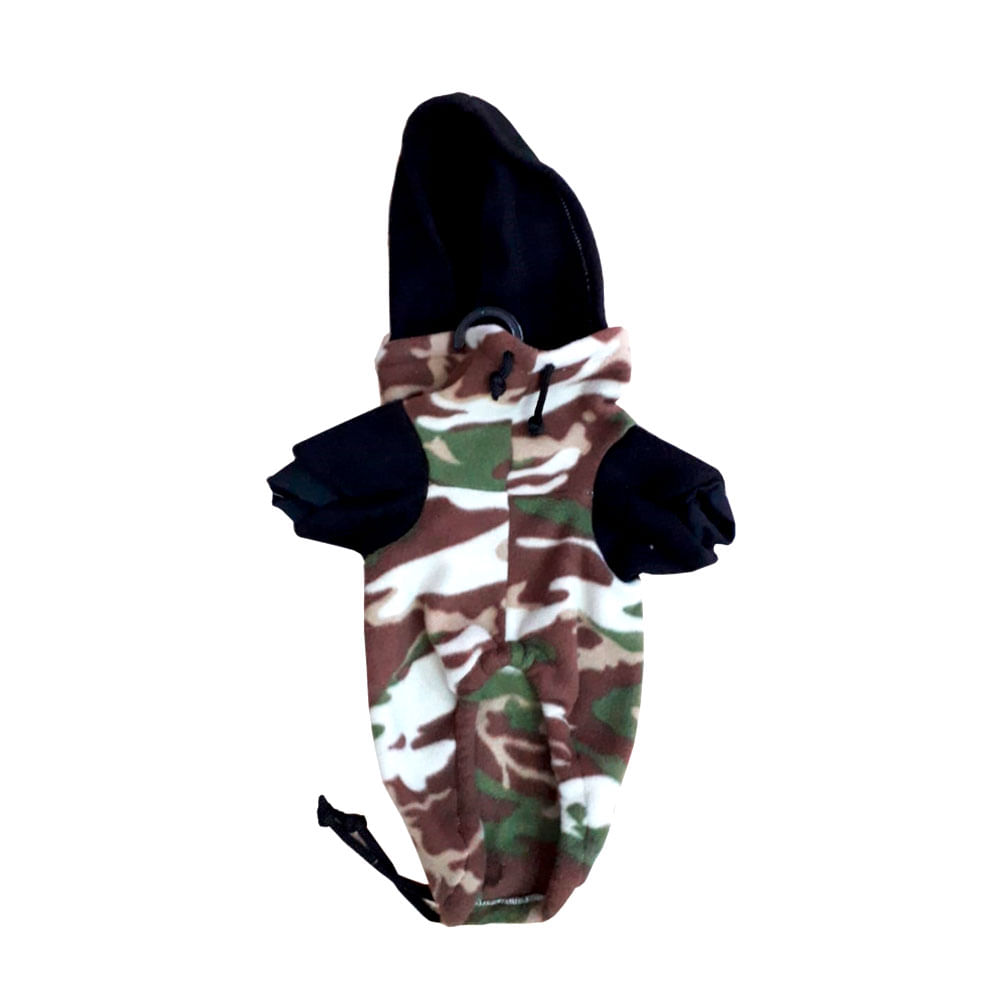 Buzo Polar Con Capucha Talle S