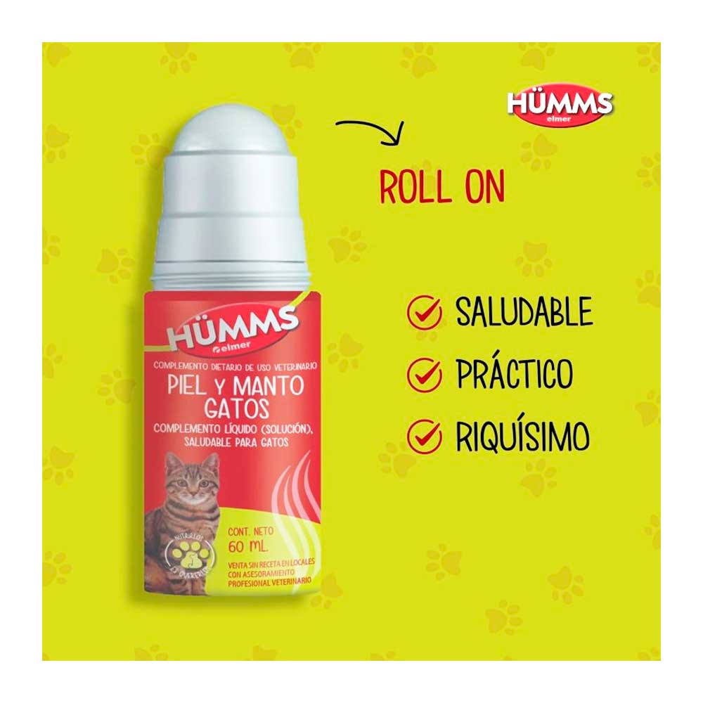 Humms Piel Y Manto Para Gato 60ml