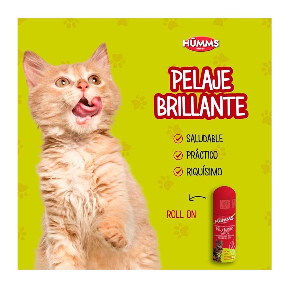Humms Piel Y Manto Para Gato 60ml